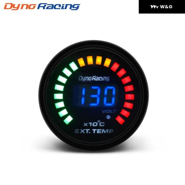 DYNORACING 2インチ 52MM デジタル 20 LED EGT 排気ガス温度計 自動車スタイリング EGT 温度計 カーメーター BX101458 カスタム パーツ アクセサリーHign-concerned Chemical:No...