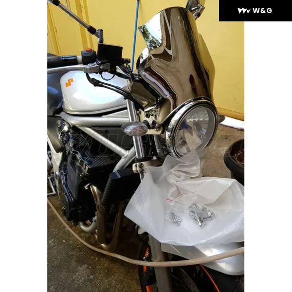 フロントガラス フロントガラス スクリーン 1996-2012 スズキ バンディット GSF 600 650 1200 1250 N GSF600 GSF650GSF1200 GSF1250 ヘッドライトブラケット カスタム パーツ アクセ...