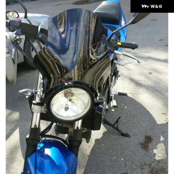 フロントガラス フロントガラス スクリーン 1999 2005 2009 - 2012 2014 2015 スズキ SV650 SV1000 1000 ヘッドライト サイドマウントブラケット カスタム パーツ アクセサリーItem Weig...