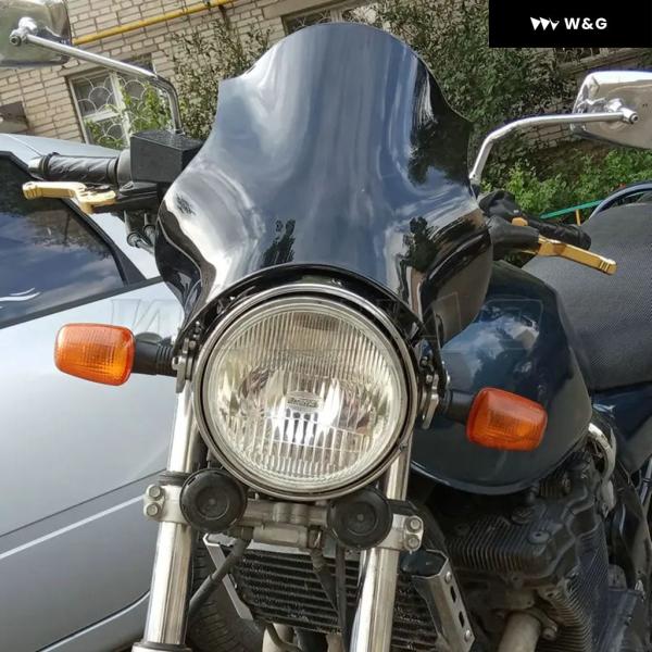 ウインドシールド ウインドスクリーン スクリーン モトグッツィ V7 750 II III すなわち スペシャルクラシック ストーンレーサー V11 1100 スポーツ ヘッドライトマウント カスタム パーツ アクセサリーItem Weig...