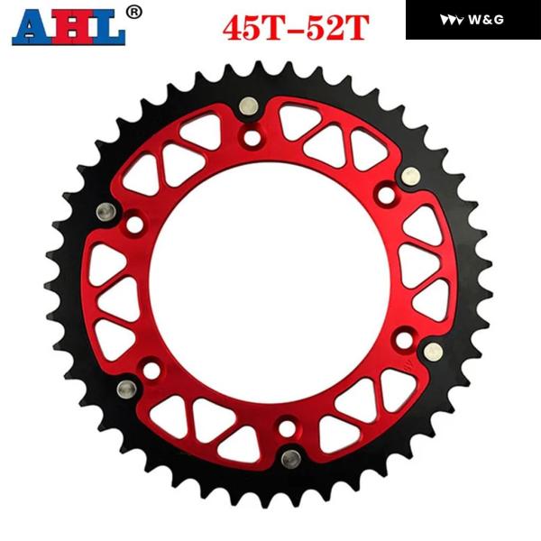 オートバイ 45T - 52T リアスプロケット HONDA CRF450R CR500R XR400R XR250R XR650R CREF450X CRE250R CRE125R CRE F 250 R CRE450R カスタム パーツ...