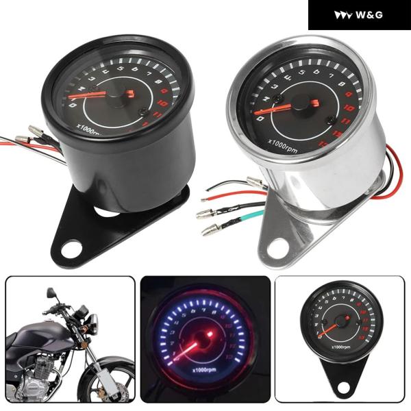 1000RPM 汎用 オートバイ タコメーター LED スクリーン DC 12V メーターゲージ 13K スピードメーター バイクパーツ ホンダ/ヤマハ/スズキ カスタム パーツ アクセサリーHign-concerned Chemical:...