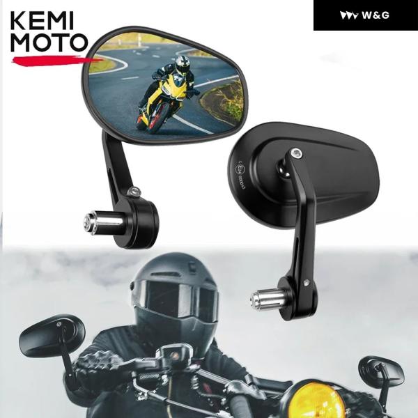 E24 ミラー バーエンド バイク用 バックミラー 汎用 BMW R1250GS R1200GS カワサキ Z1000 Z750 ホンダ CB1000R CB600F カスタム パーツ アクセサリーHign-concerned Chemic...