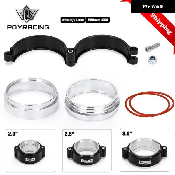 排気Vバンドクランプ フランジシステムアセンブリ付き アルマイトクランプ 2インチ/2.5インチ/3インチ/3.5インチ/4インチ OD ターボ吸気配管 カスタム パーツ アクセサリーHign-concerned Chemical:None...