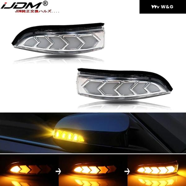 ダイナミックシーケンシャル点滅 LED ミラー ウィンカー/ドライビング パーキング /パドルライト トヨタ プリウスCヴェンザ アバロン カローラ E カスタム パーツ アクセサリーHign-concerned Chemical:None...