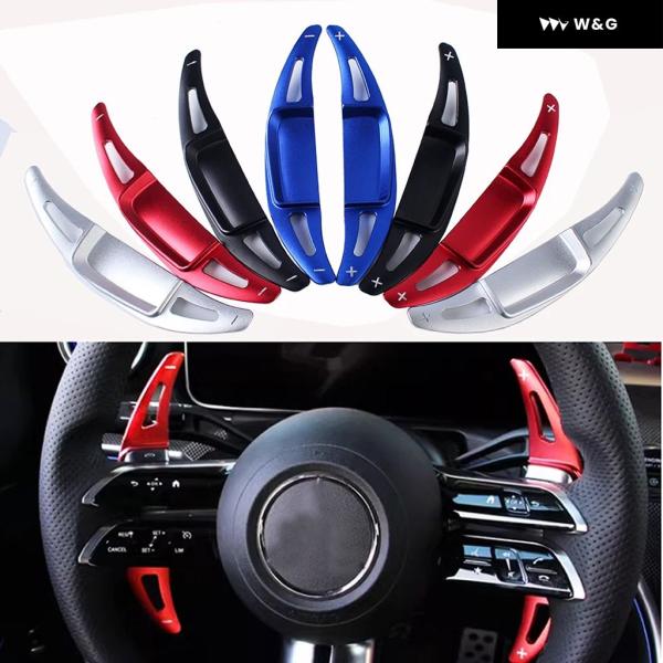 2022 2023 2024 メルセデス ベンツ A B C E クラス W206 W223 C180 C220D GLC 車用 ステアリングホイール パドル シフト エクステンション シフター DSG カスタム パーツ アクセサリーHig...