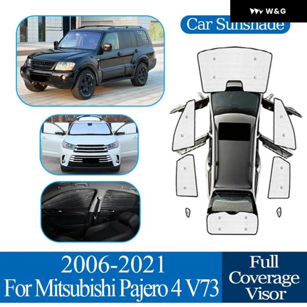三菱 パジェロ 4 V73 2006 2007 2008~2021 車用サンシェード 紫外線防止ウィンドウサンシェード カバー ボード オートバイ バイク ザー カスタム パーツ アクセサリーProduct application scen...