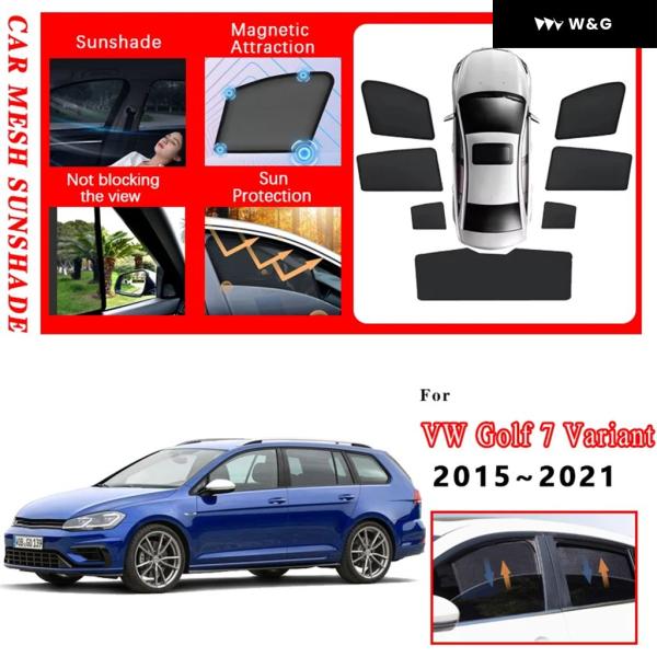 車用サンシェード パッド フォルクスワーゲン ゴルフ MK7 バリアント アクセサリー VW ゴルフ 7 2015~2021 カバー 日よけ 日よけ オートウィンドウバイザー カスタム パーツ アクセサリーProduct applicati...