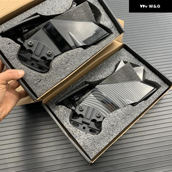 汎用 オートバイ バイク 調整可能ウィングスポイラー フェアリング リアビューミラー アプリリア GPR250R APR250 RS660 RS125 RS250 カスタム パーツ アクセサリーHign-concerned Chemical...