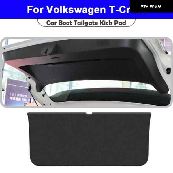 VOLKSWAGEN VW T-CROSS 2018- カー トランク テールゲート キック パッド レザー アンチキック 汚れ防止 トランク ドアマット アクセサリー カスタム パーツ アクセサリーTypes of Car Floor M...