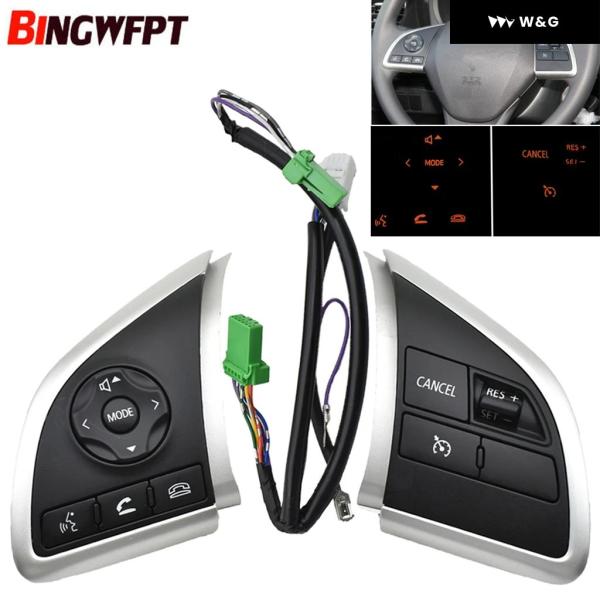 オーディオ ラジオ クルーズ コントロール スイッチ ステアリングホイール ボタン 三菱 ミラー ジュ2013-2015ASX2013-2019 カスタム パーツ アクセサリーHign-concerned Chemical:NoneSpec...