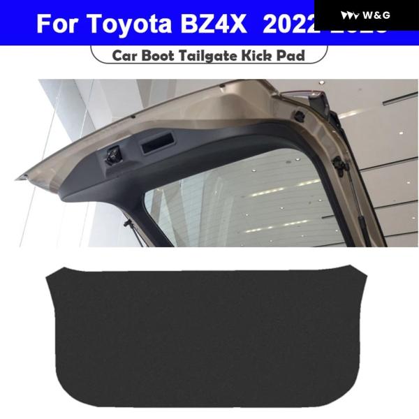 トヨタ BZ4X 2022-2025 トランク ドア キック防止 パッド テールゲート 傷防止 ステッカー カーゴライナー 内装アクセサリー カスタム パーツ アクセサリーTypes of Car Floor Mats:All Weathe...