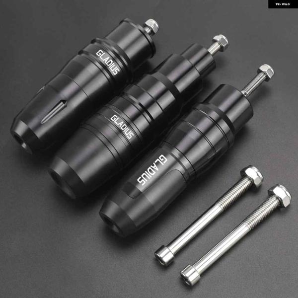 スズキ SFV650 GLADIUS 2009-2015 CNCアルミ クラッシュ パッド エキゾースト スライダー クラッシュ プロテクター アクセサリー カスタム パーツ アクセサリーHign-concerned Chemical:No...