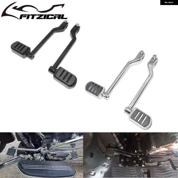 オートバイ バイク フロント リア シフター レバー ヒール トゥ シフト ペグ ハーレー ツーリング ロード ストリート グライド 1988年以降 ソフテイル FL 86以降 トライク カスタム パーツ アクセサリーHign-concer...