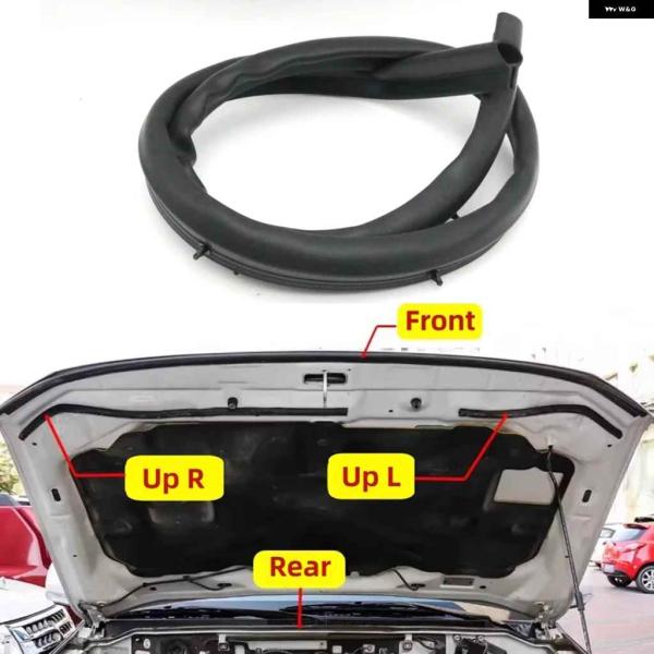 エンジン フード ボンネット 内側 防水 ゴムシールストリップ 三菱 パジェロ モンテロ ショーグンV8 V93 V97 V98 V95 2007-2020 カスタム パーツ アクセサリーHign-concerned Chemical:No...