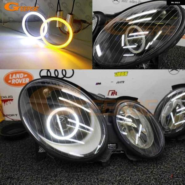 メルセデス ベンツ E クラス W211 2003-09 デイライト 超高輝度 LED エンジェルアイ ハローリング カスタム パーツ アクセサリーHign-concerned Chemical:NoneCertification:ce,E...