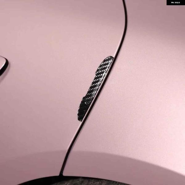 ポルシェ タイカン 2019-2024 ソフトカーボン カードア バンパー ストリップ 防止 トリム ステッカー カーアクセサリー カスタム パーツ アクセサリーHign-concerned Chemical:NoneItem Weight...