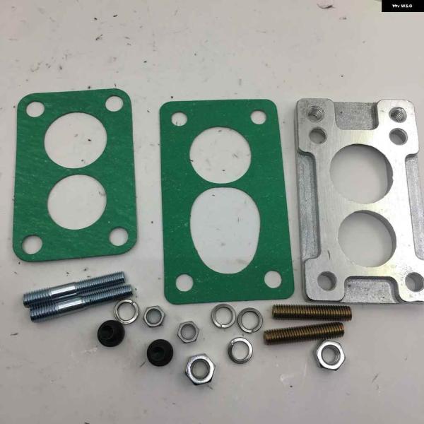 EMPI キャブレター ダットサン 日産 キャブ アダプター ウェーバー キャブレター WEBER 32/36 38-38 DGV DGEV DGAV カスタム パーツ アクセサリーPlacement on Vehicle:FRONTCou...