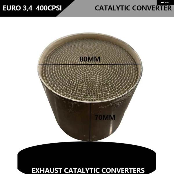 汎用 三元触媒コンバーター 80X80MM 日産 300ZX Z32 ツインターボ ハニカム排気 フィルター EURO 3 4 カスタム パーツ アクセサリーHign-concerned Chemical:NoneMaterial:Meta...