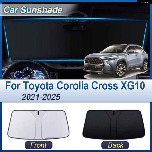 トヨタ カローラ クロス アクセサリー XG10 2023-25~2021 フロントウィンドウサンシェード リフレクター シェード バイザーカーアクセサリー カスタム パーツ アクセサリーProduct application scenar...