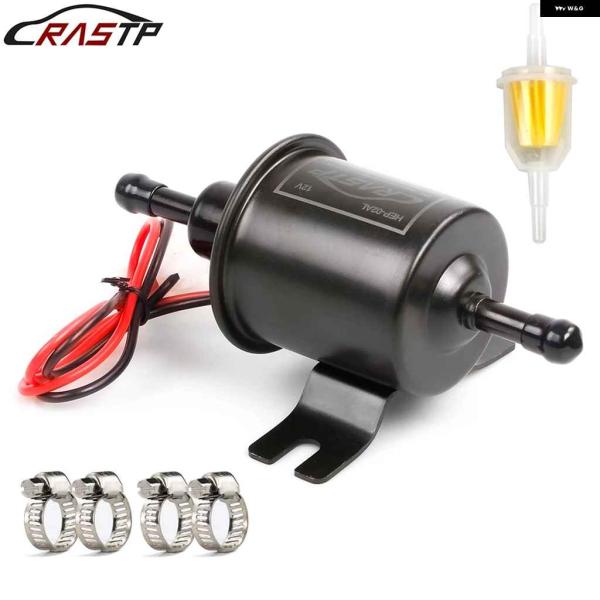 インライン燃料 ポンプ 12V 電動トランスファー 低圧ガス ディーゼル燃料 ポンプ 25-4PSI HEP-02A RS-FP009-TP-L カスタム パーツ アクセサリーHign-concerned Chemical:NoneOthe...