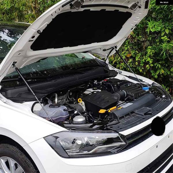 VW フォルクスワーゲン ポロ VI MK6 AW 2017-2023 カーアクセサリー フロントフード ボンネット リフト サポート ショックストラット 交換用 1セット カスタム パーツ アクセサリーHign-concerned Che...