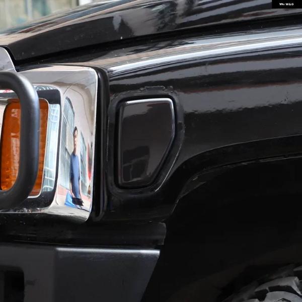 05-09 ハマー H3 フロントサイドウィンカー カバー 装飾 ステッカー 車 外装 スタイリング 装飾 アクセサリー ABS カスタム パーツ アクセサリーHign-concerned Chemical:NoneCategory:3DT...