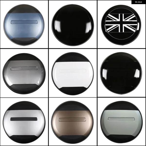 ランドローバー ディフェンダー 90 110 130 2020-2024 ABSレザーカー スタイリング カーリアスペアタイヤ カバー 装飾 アクセサリー カスタム パーツ アクセサリーHign-concerned Chemical:Non...