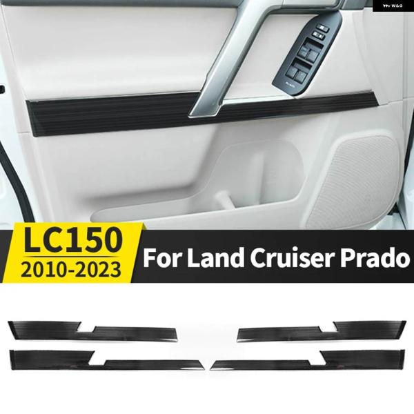 トヨタ プラド 150 FJ150 LC150 2023-2010 2020年式 内装ドア 装飾 ハイライトストリップアクセサリー ステンレス ドア パネル カスタム パーツ アクセサリーHign-concerned Chemical:No...