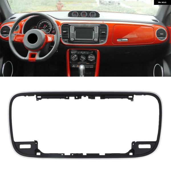 インストルメント パネル トリム カバー VW ビートル 2012-2019 5C1858069G ダッシュボード センターエアACベント フレーム クローム ブラケット カーアクセス カスタム パーツ アクセサリーHIGN-CONCERN...