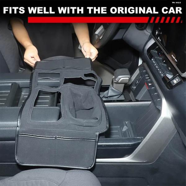 トヨタ タンドラ 2022-25 ハイソリッドシープスキンレザー ブラック カーセンター コンソール カバー トリム カーアクセサリー カスタム パーツ アクセサリーHIGN-CONCERNED CHEMICAL:NONEITEM WEIG...