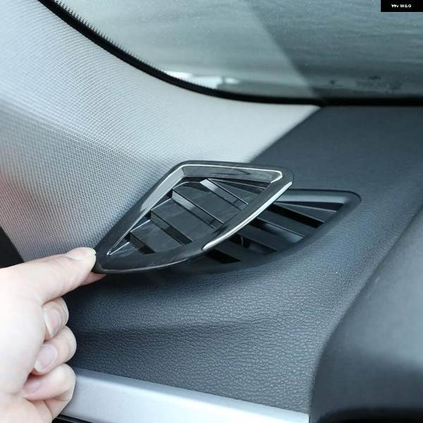 BMW X1 F48 2016-2019 ABSクローム ダッシュボード エアコン サイド アウトレット ベントカバー トリム BMW X2 F47 2018 カーアクセサリー カスタム パーツ アクセサリーHIGN-CONCERNED C...