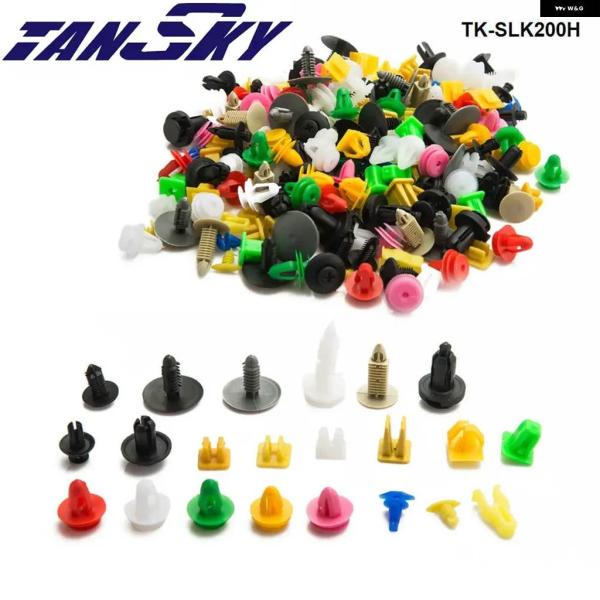 200個 汎用 ミックス オートファスナー 車 バンパー クリップ リテーナー 車 ファスナー リベット ドア パネル フェンダー ライナー TK-SLK200H カスタム パーツ アクセサリーHIGN-CONCERNED CHEMICAL...