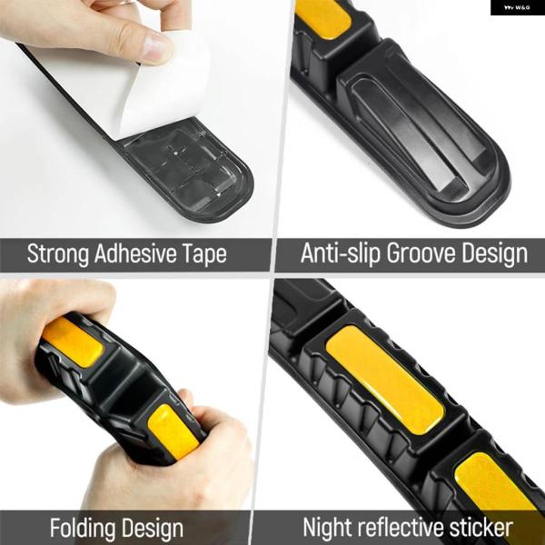 バンパー ステッカー ペア 汎用 カー バンパー プロテクター 防止ストリップ 夜間安全反射 ステッカー カー スタイリング カーパーツ カスタム パーツ アクセサリーHIGN-CONCERNED CHEMICAL:NONEITEM WID...