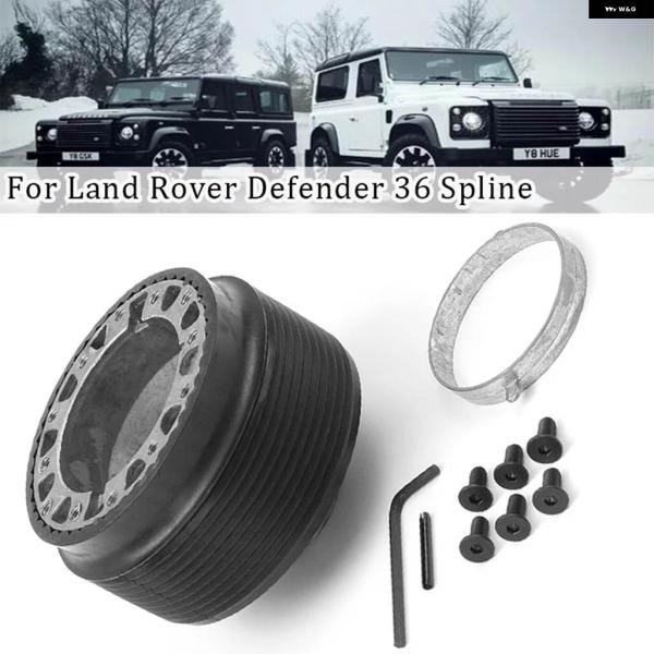 汎用カーオートクイックリリース ステアリングホイール スナップオフハブ アダプター ボスキット アルミ ランドローバー ディフェンダー36スプライン1セット カスタム パーツ アクセサリーHigh-concerned chemical:No...