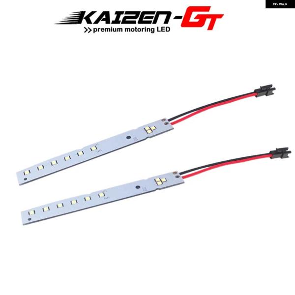 2個 キセノン ホワイト/アイスブルー/レッド LEDストリップ アイリッド アイブロウ モッド ヘッドライト レトロ 2008-2010 BMW E60 LCI フェイスリフト 5シリーズ カスタム パーツ アクセサリーHigh-conc...