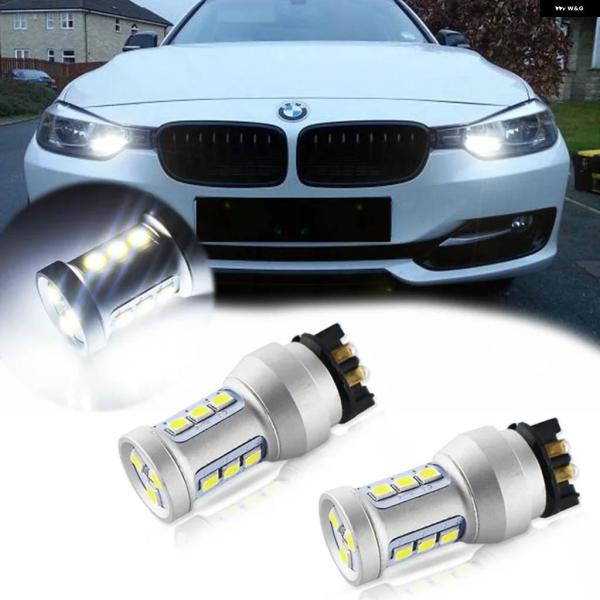 CANBUS PW24W PWY24W キセノン ホワイト/ アンバー LED バルブ アウディ A3 A4 A5 Q3 BMW F30 3シリーズ DRL/ウィンカーライト カスタム パーツ アクセサリーHigh-concerned ch...