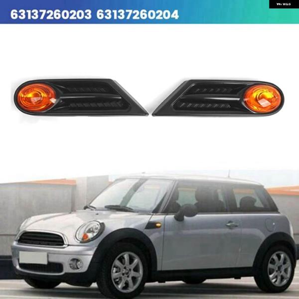 1ペア サイドフェンダーマーカー ウィンカー 7260203 7260204 7260205 7260206 MINI COOPER R55 R56 R57 R58 R59 カスタム パーツ アクセサリーHigh-concerned che...