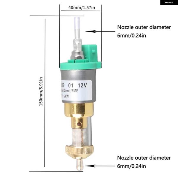 パーキング ヒーター パルス燃料 ポンプ セット ソレノイド ポンプ エアヒーター カーヒーターアクセサリー カスタム パーツ アクセサリーHigh-concerned chemical:NoneType:Electronic Parkin...