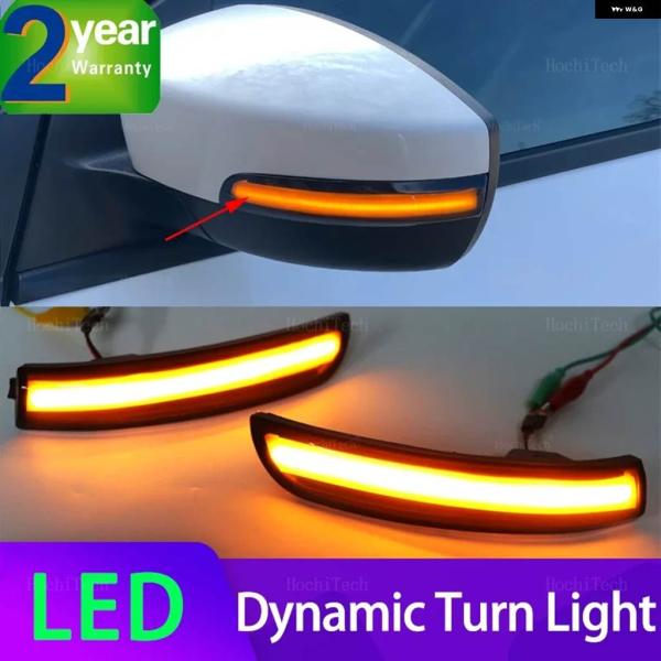 2個 ダイナミックウィンカー LEDライト サイドミラー インジケーター フォード クーガ エコスポーツ C-MAX フォーク ス MK3 カスタム パーツ アクセサリーHigh-concerned chemical:NoneFor Veh...
