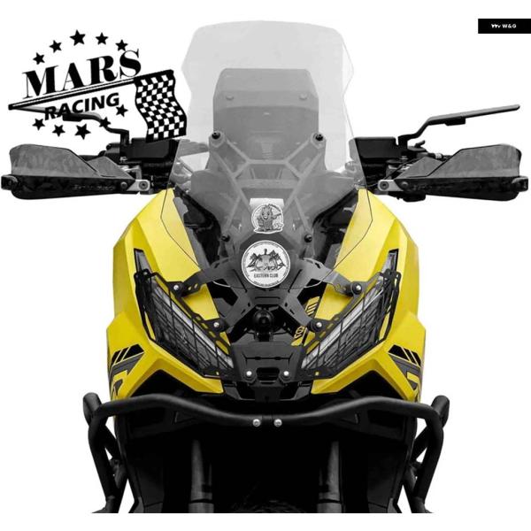 ホンダ XADV750 X-ADV750 2025 バイク フロント ヘッドライト グリル ガード ヘッドライト プロテクター スクリーン ヘッドランプ シールド カスタム パーツ アクセサリーProtective parts:Lighti...