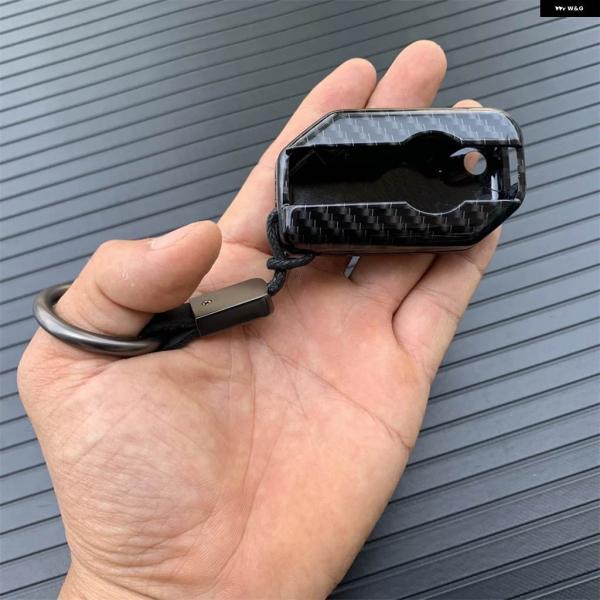 カーボン塗装リモートキーケースシェルカバー フォブ ホルダー キー チェーン BMW R1200 R1250 F850 F750GS K1600 C400GT カスタム パーツ アクセサリーProtective parts:OtherHig...