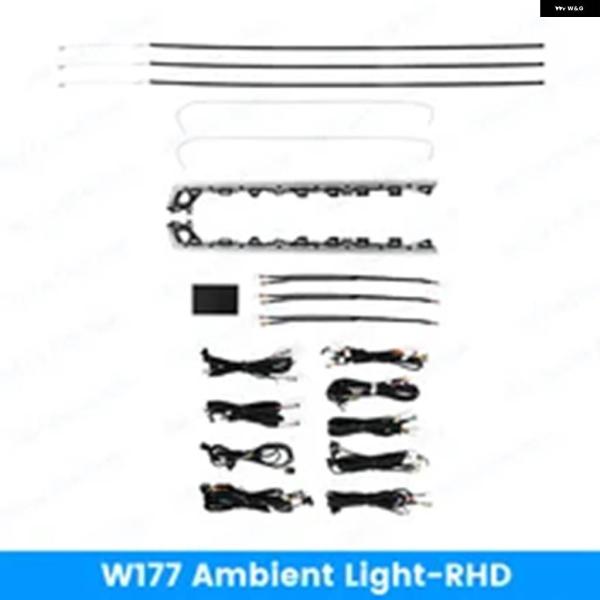 64色 メルセデス ベンツ A クラス RHD W177 A クラス LED ムードランプ アウトレット アドバンスド アンビエント ライト 右ハンドル カスタム パーツ アクセサリーHigh-concerned chemical:None...