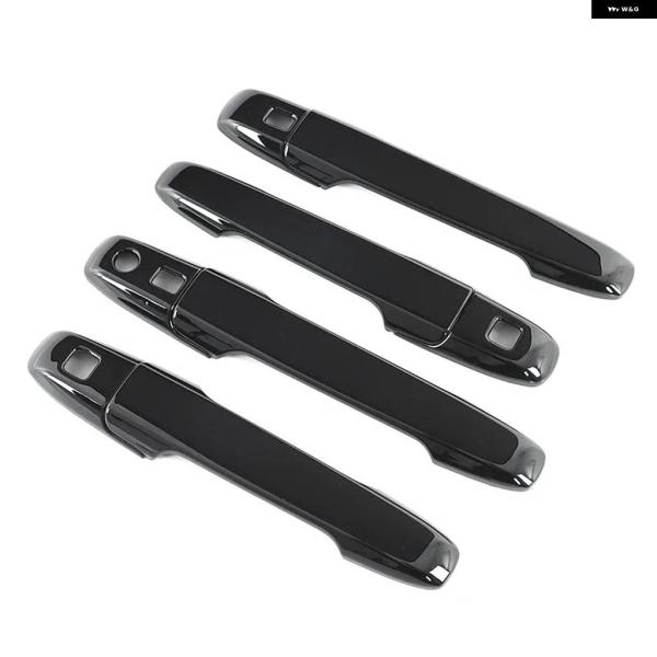 ダイハツ タント ファンクロス キャンバス 2020-2023 ABS ブラック カー ドアハンドル デコレーション カバー ステッカー カーアクセサリー カスタム パーツ アクセサリーHigh-concerned chemical:Non...