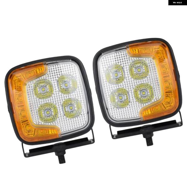 LEDコンビネーションランプ アルミ 合金 とPCとLEDウィンカー フォーク リフト 左右 12-24 V DC車両 カスタム パーツ アクセサリーHigh-concerned chemical:NoneType:Work LightCo...