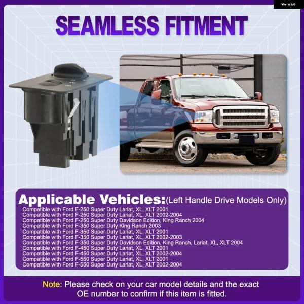 1C3Z11654BAA 車用 ヘッドライト フォグランプ ランプスイッチ フォード F-250 F-350 F-450 F-550 スーパーデューティ 1802-304730 1C3Z11654AAB カスタム パーツ アクセサリーOri...