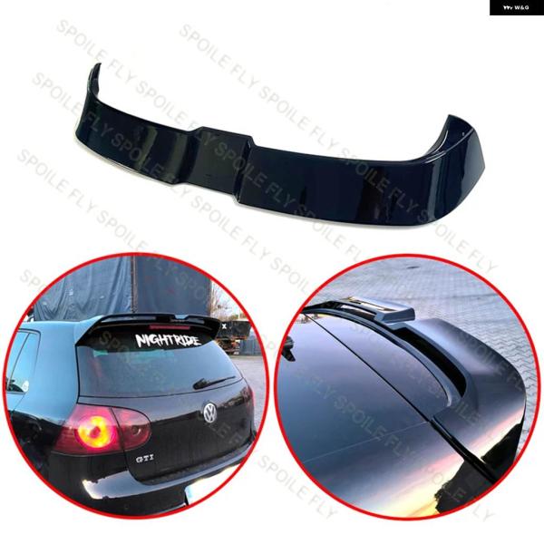 VW GOLF 5 V MK5 GTI R32 OETTINGER スタイル 専用 リアウィングスポイラー ブラック カーボンルック カスタム パーツ アクセサリーHigh-concerned chemical:NonePlacement ...