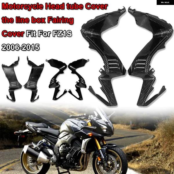 ヤマハ FZ1 FZ1S FZ1 S フェーザー 2006-2014 15 バイク ヘッド チューブ カバー ライン ボックス フェアリング フェイスカバー フェアリング カスタム パーツ アクセサリーHigh-concerned chem...