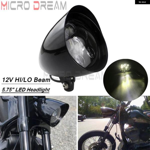 5.75インチ 6 LED ヘッドライト バイク バレット トライバー ハーレー スポーツスター XL ダイナ ソフテイル チョッパー ヘッドランプ カスタム パーツ アクセサリーHigh-concerned chemical:NoneCo...