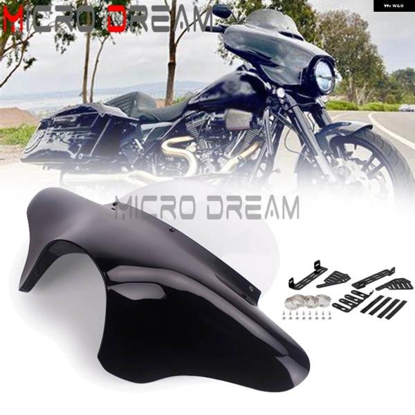 ハーレー ソフテイル デラックス ファットボーイ ヘリテージ クラシック ホンダ シャドウエース VT1100C2 9500 ヤマハ Vスター 1100 バットウィング フェアリング ウインドシールド カスタム パーツ アクセサリーHigh...